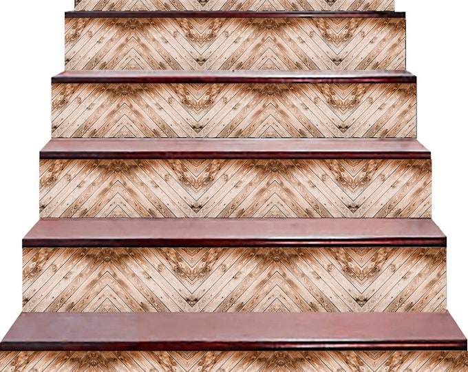 Light Cream Wood Stair Riser, Window Sill, Tile Stickers 7 Inch X 36 ...