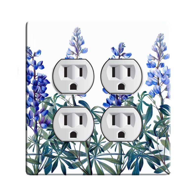Embossi Printed Maxi Metal Blue Lupine / Blue Bonnet American ...