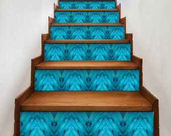 Weathered Wood Stair Riser Window Sill Tile Stickers 7 Inch | Etsy