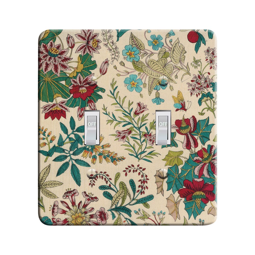 Embossi Printed Maxi Metal Switch Plate - Light Switch / Outlet Cover ...