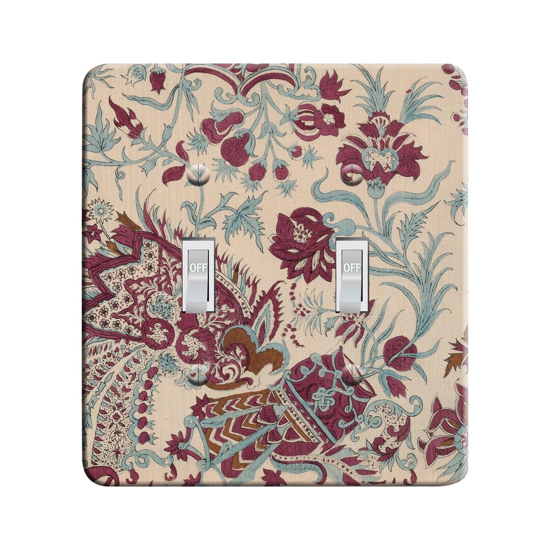 Embossi Printed Maxi Metal Switch Plate - Light Switch / Outlet Cover ...