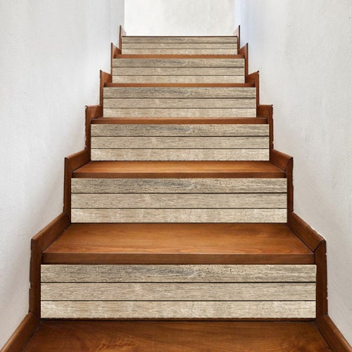 Herringbone Boho Pattern Peel and Stick Stair Riser Vinyl - Etsy