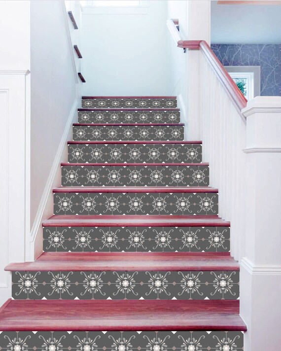 Vintage Tiles Stair Riser Window Sill Tile Stickers 7 Inch X | Etsy
