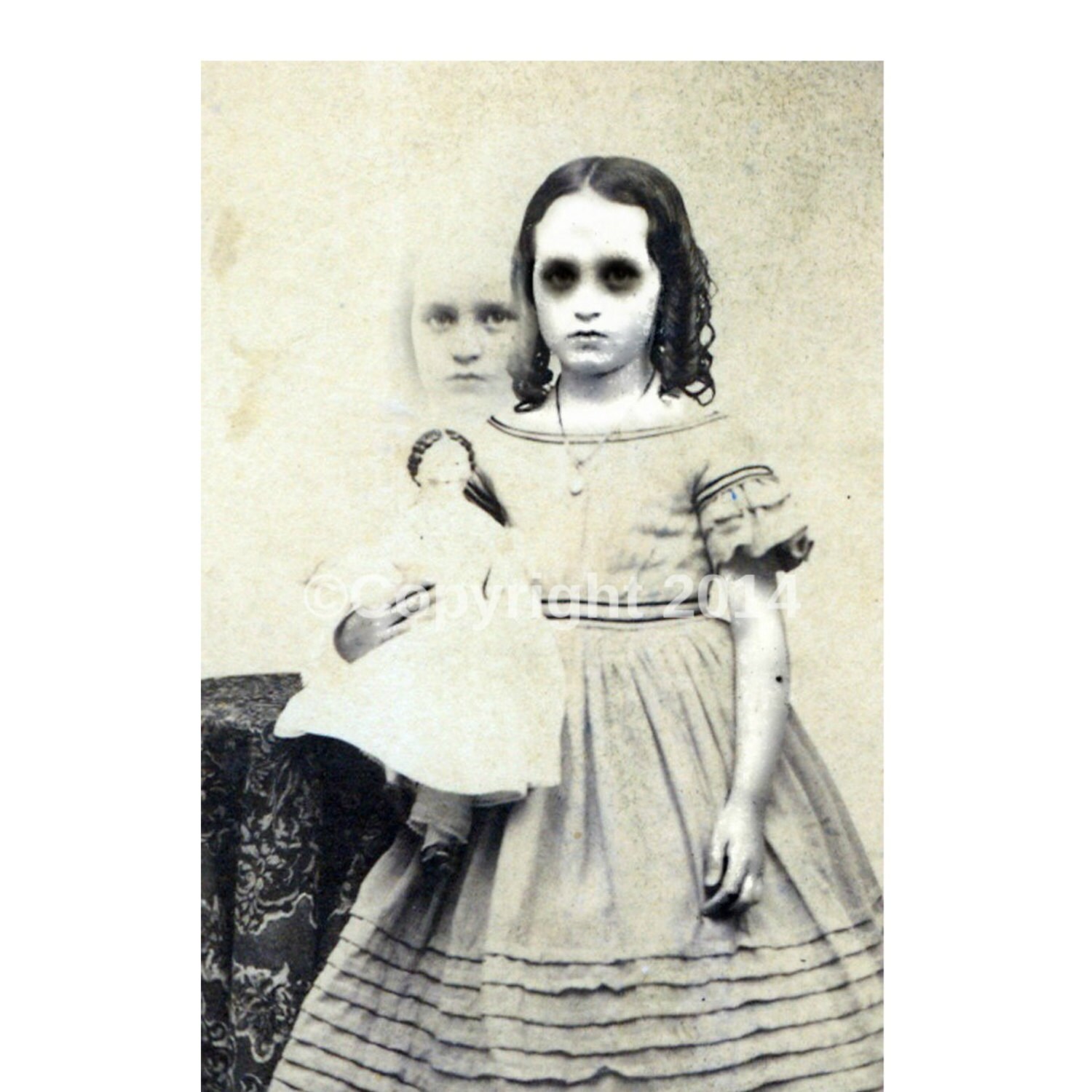 Printable Child Photo Ghost Vintage Victorian Vintage Altered Art ...