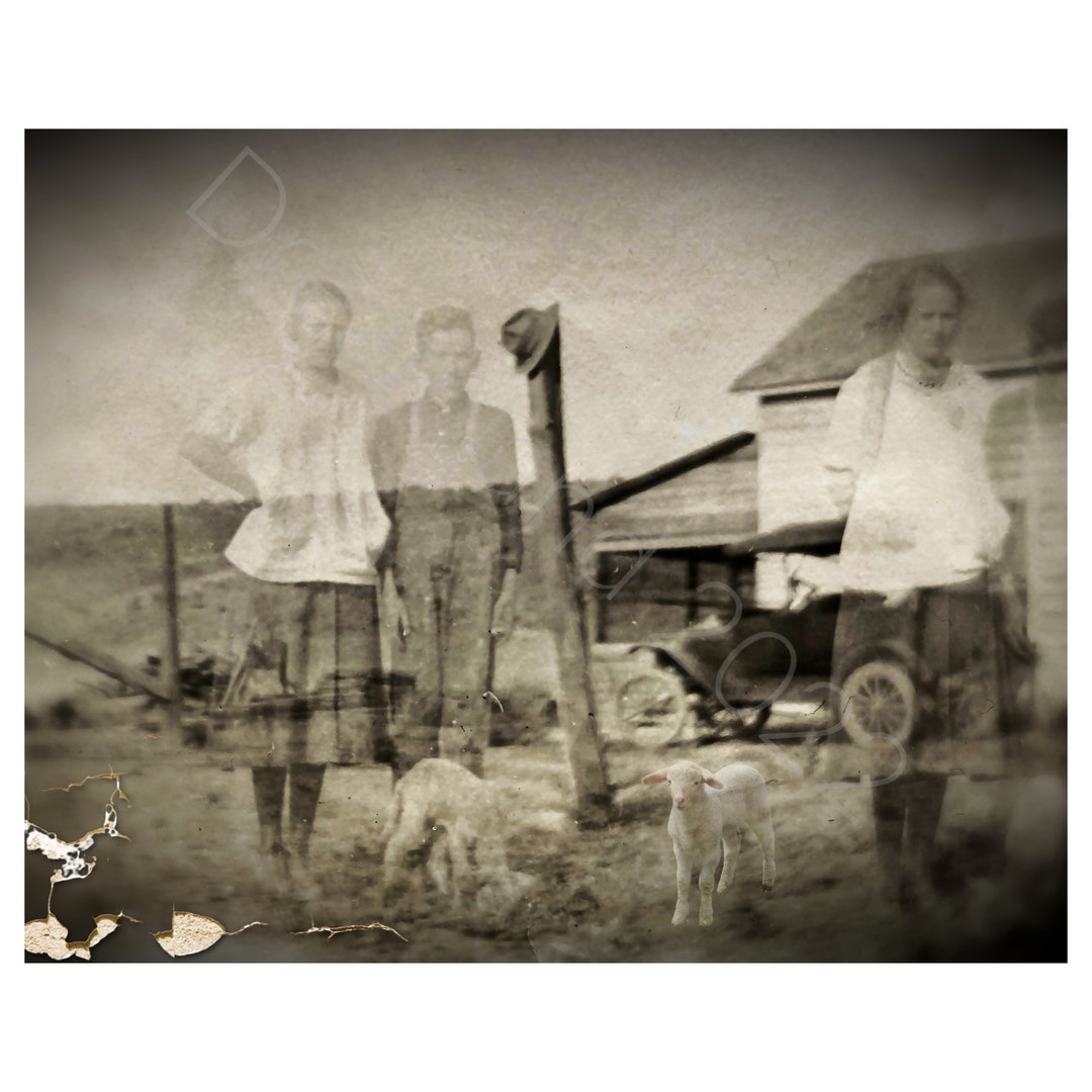 Printable Ghost Victorian Horror Paranormal Vintage Photo Halloween ...