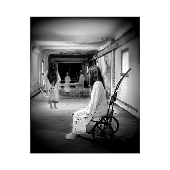 Photo Haunted Creepy Asylum Portrait Horror Vintage Printable - Etsy