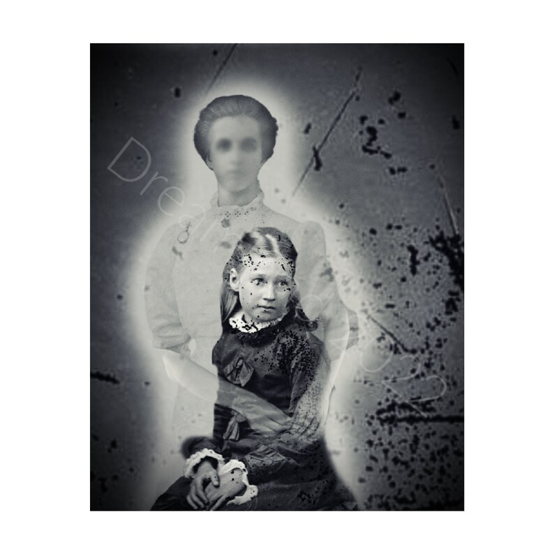 Creepy Ghost Portrait Photo Horror Vintage Printable Victorian - Etsy