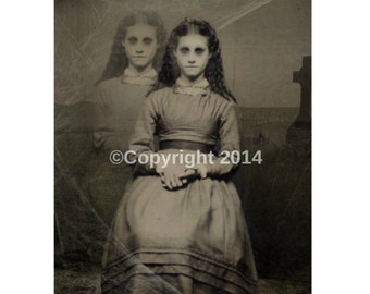 Ghost Children Photo Victorian Vintage Altered Art Halloween | Etsy