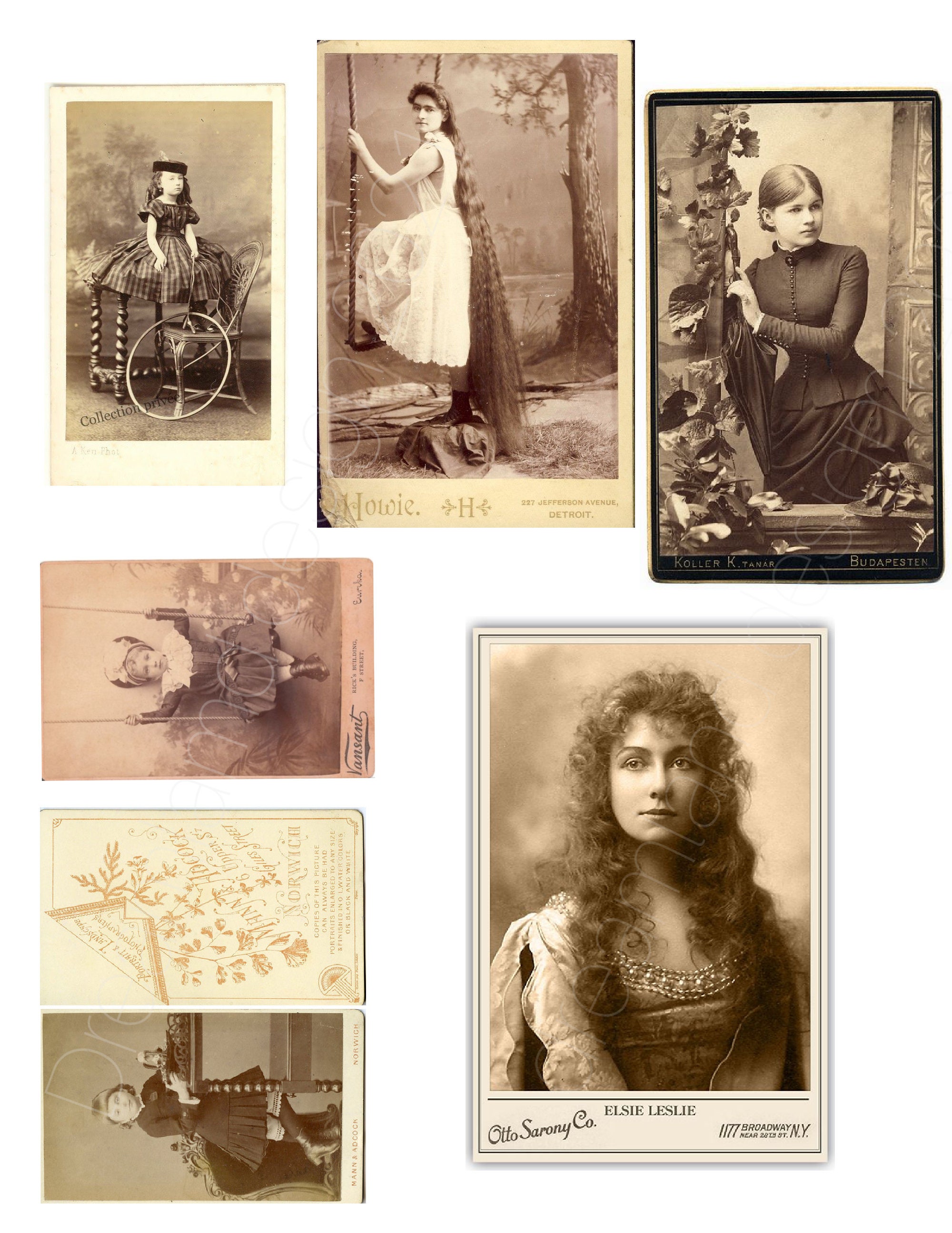 Photos Vintage Cabinet Cards Printable Victorian Printable | Etsy