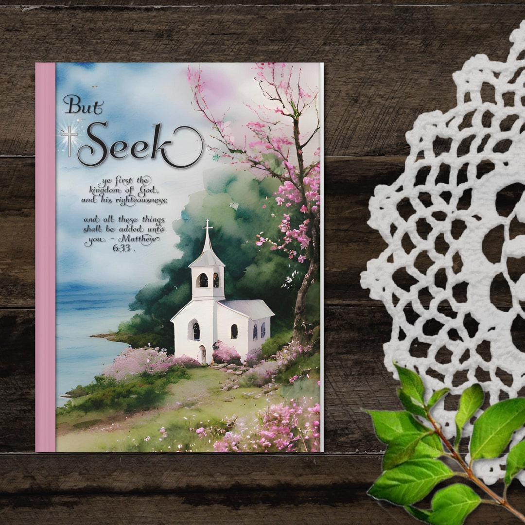 Christian Journal Hardcover Notebook Bible Study Prayer Inspirational ...