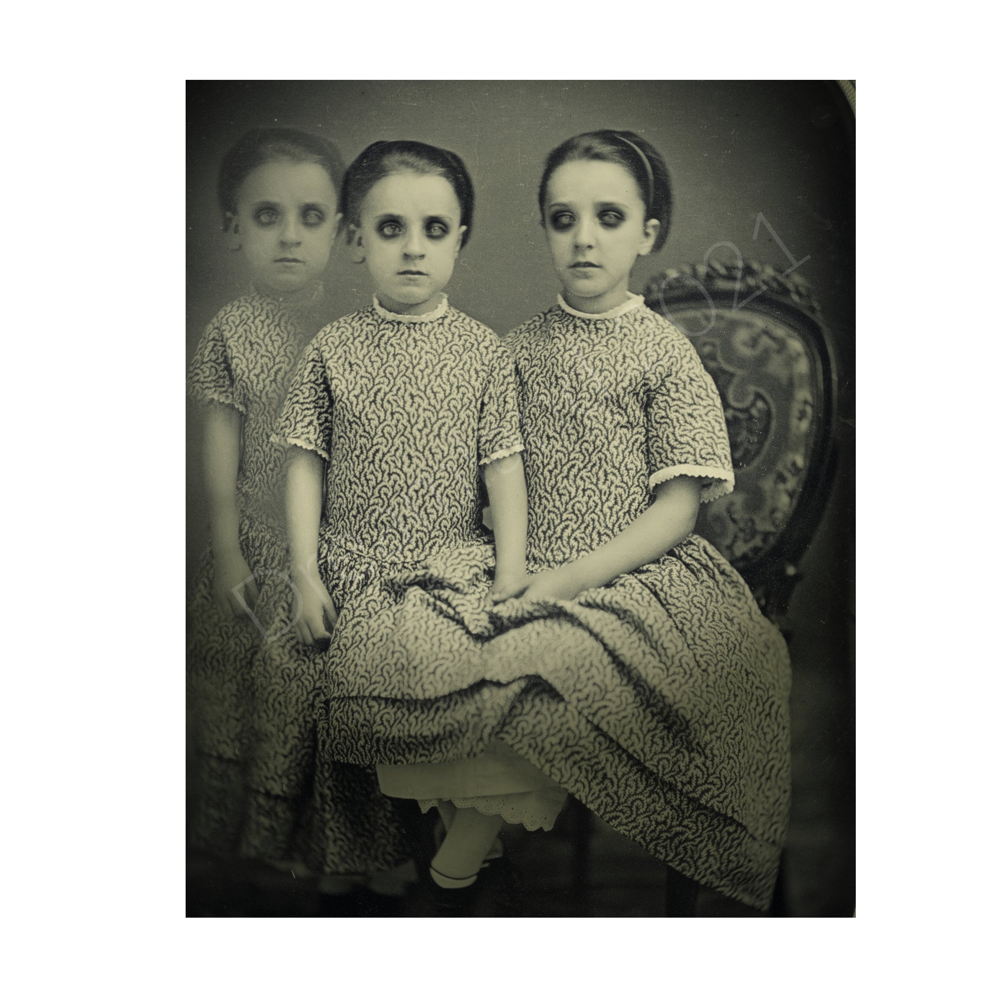 Creepy Twin Little Girls