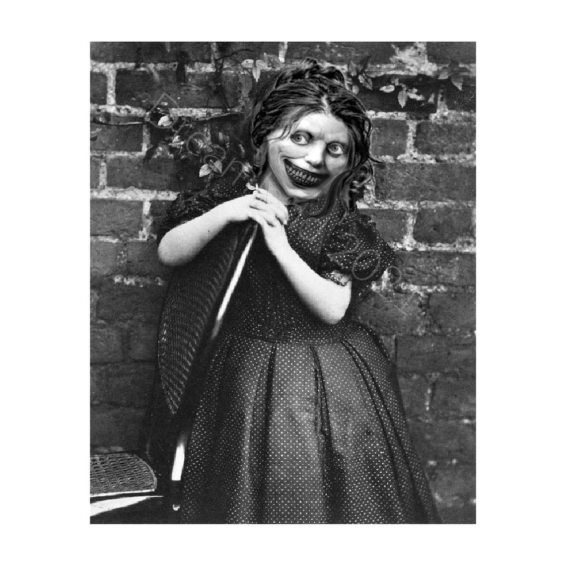 Victorian Demon Girl Horror Portrait Vintage Printable Photo - Etsy