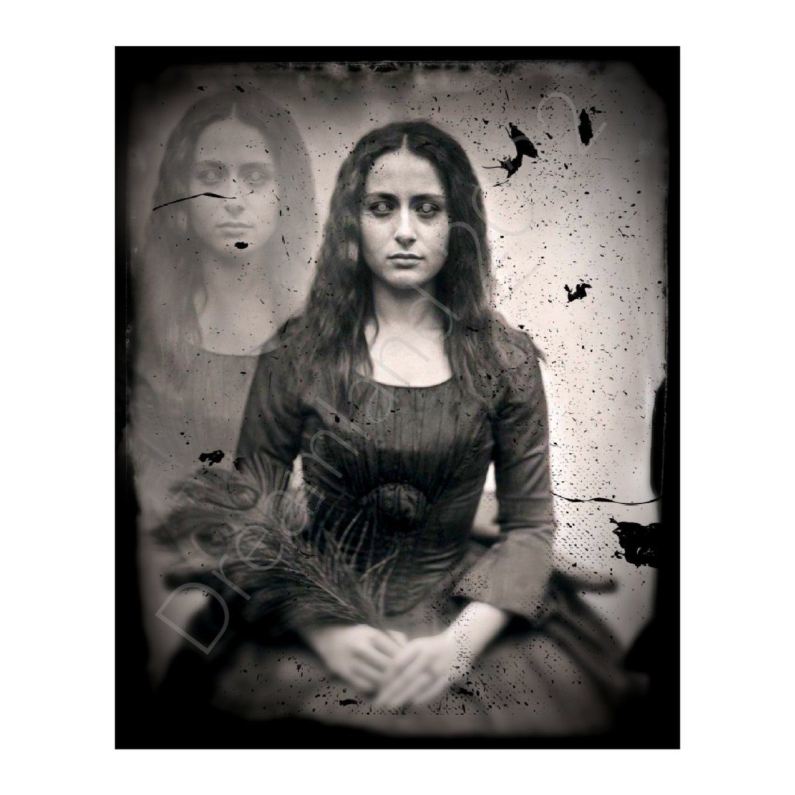 Creepy Ghost Girl Photo Victorian Vintage Printable Child - Etsy
