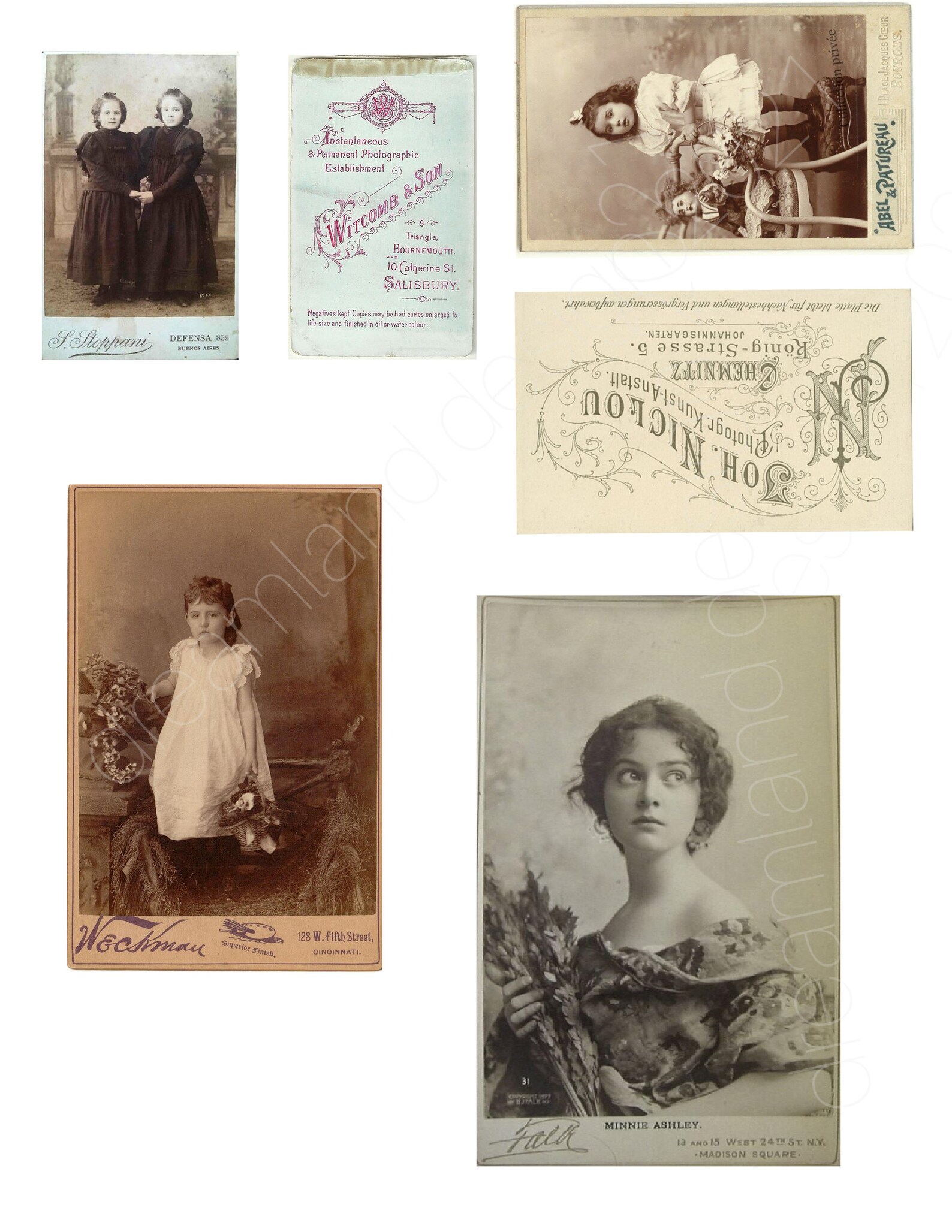 Photos Vintage Cabinet Cards Printable Victorian Printable | Etsy