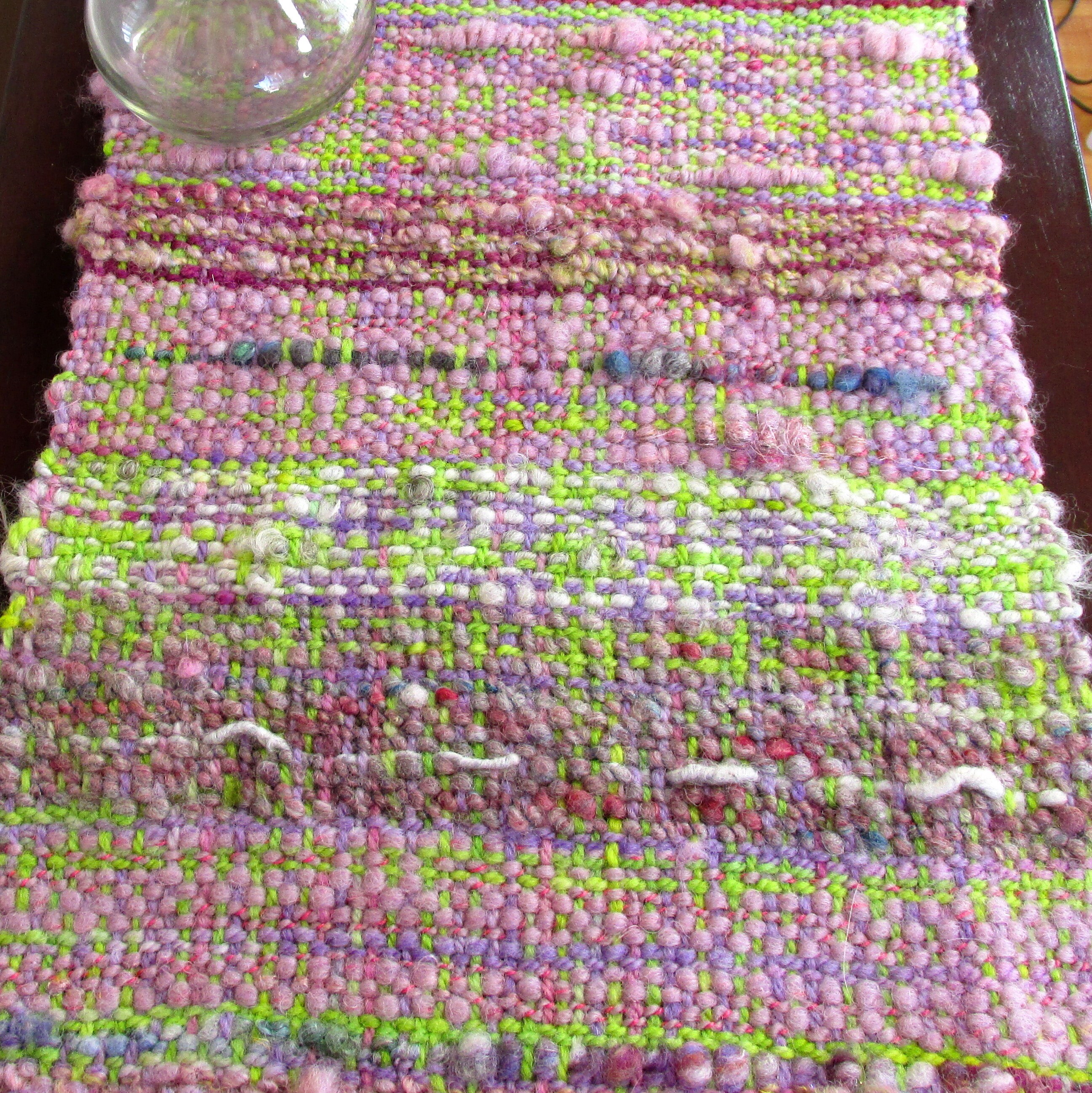 Handwoven Country Home Style Table Runner Farmhouse Chic Striped Woven ...