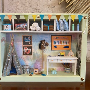 Baby Boy.miniature Scene.shadow Box.unique 3D Art. Size 9x12” Inch ...