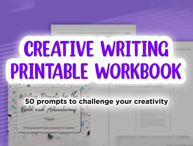Writing Prompts for the Bold and Adventurous - Printable Creative ...