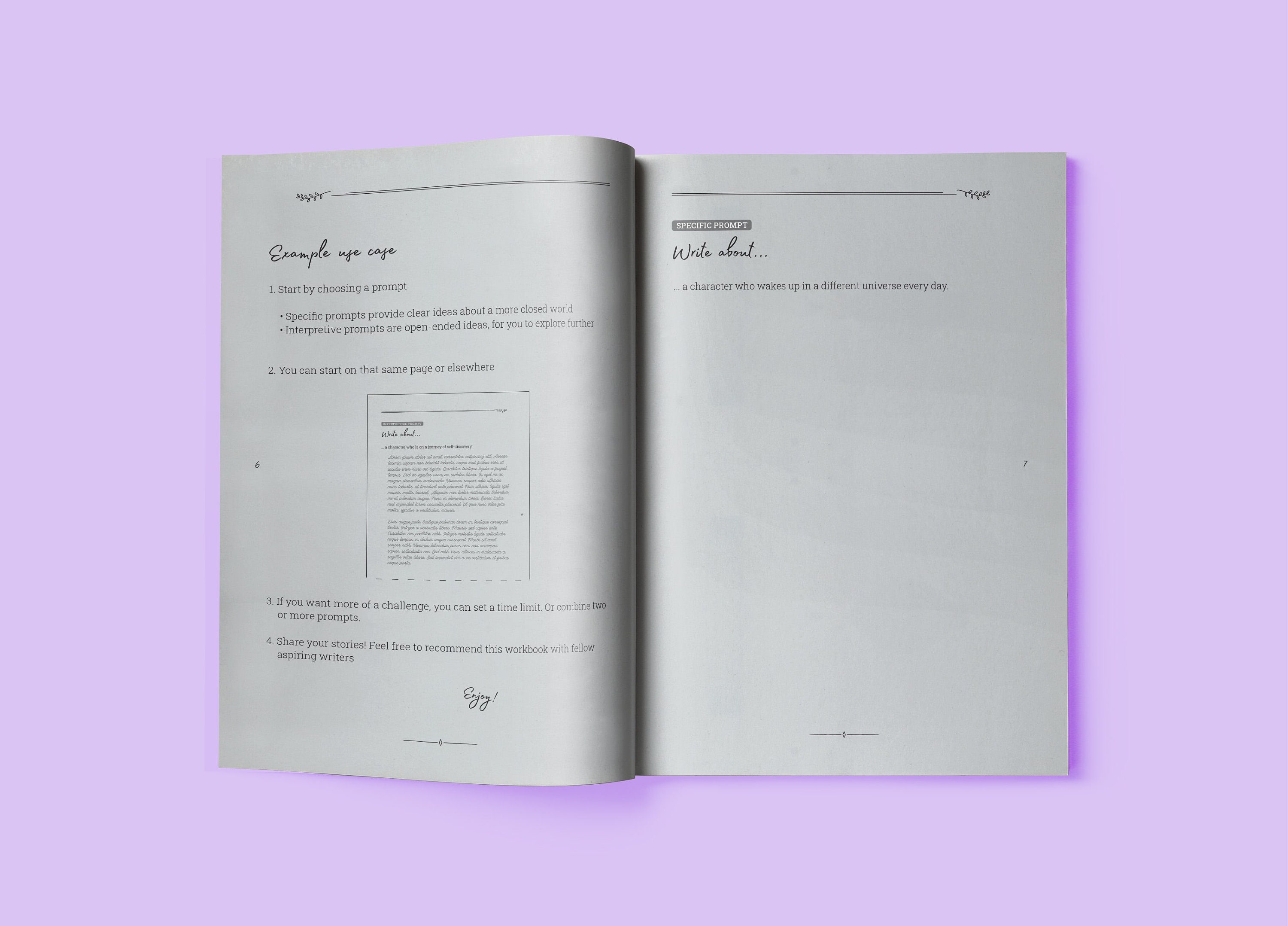 Writing Prompts for the Bold and Adventurous - Printable Creative ...