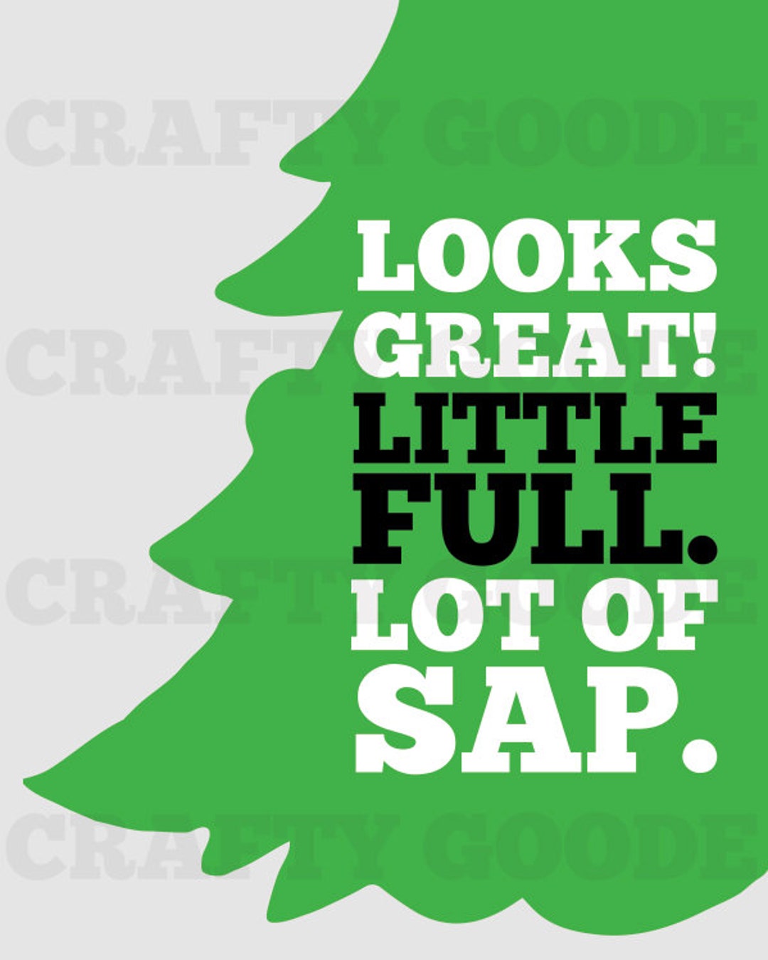 Little Full. Lot of Sap. - Christmas Sign | 16x20 - Etsy