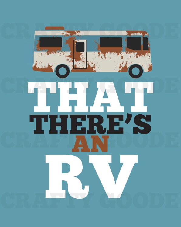 That There's an RV - Christmas Vacation Sign | 16x20 - Etsy