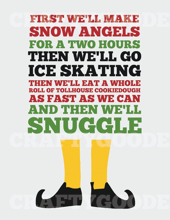 Set of 5 Elf Printable Signs - Etsy