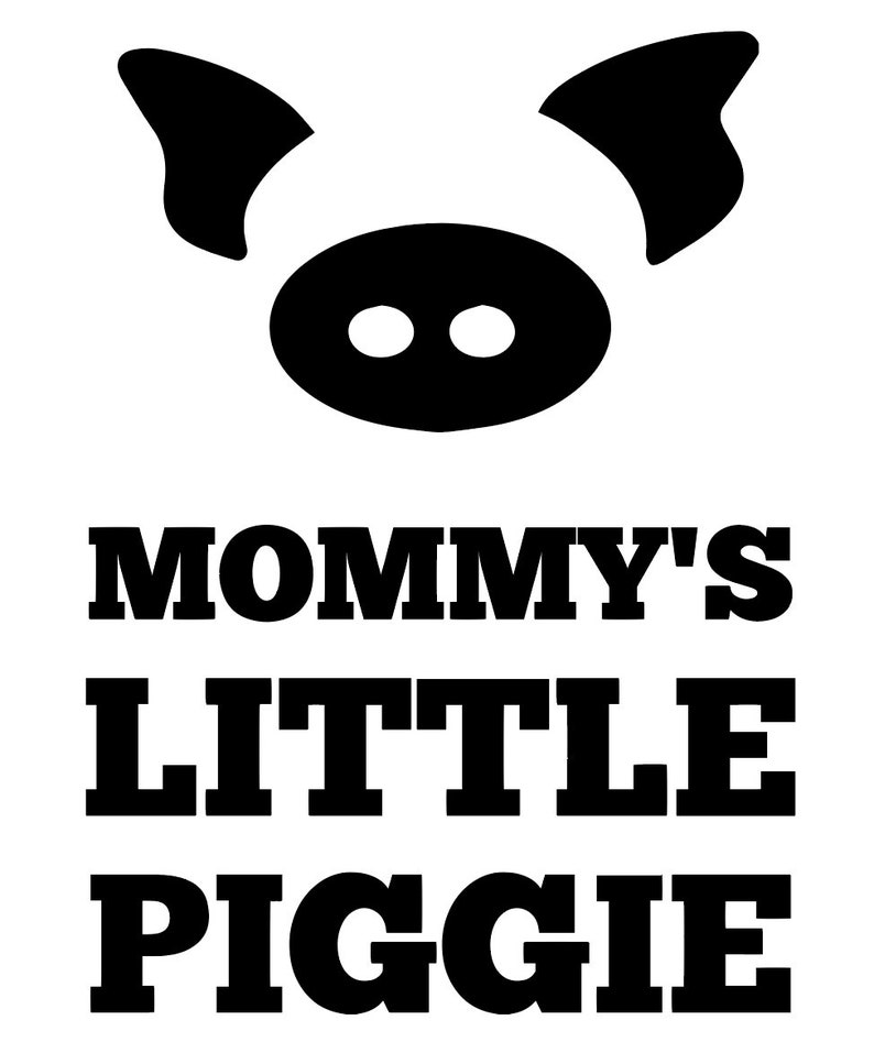 Mommy's Little Piggy - Christmas Story SVG - Etsy