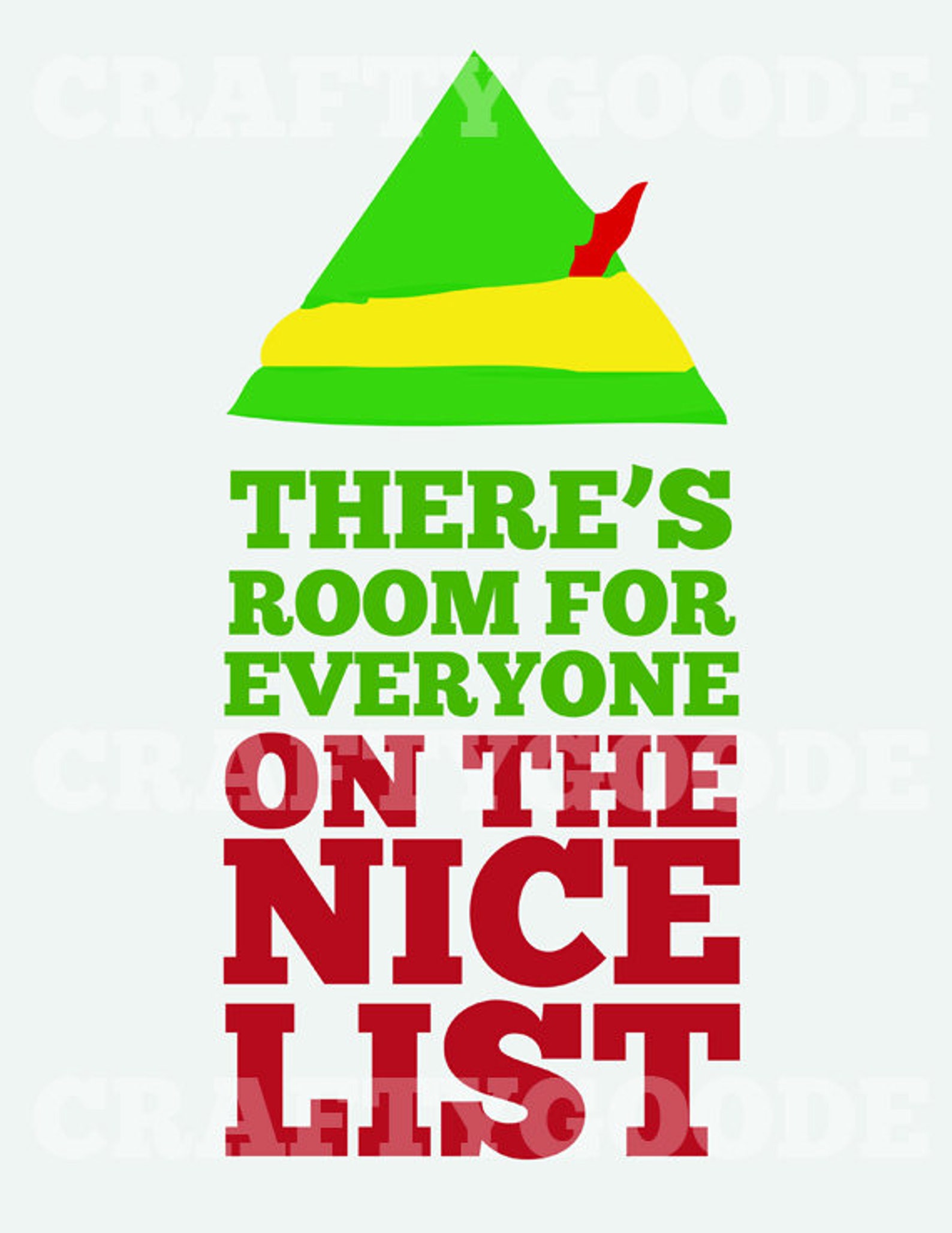 Nice List Printable Sign 11x14 - Etsy