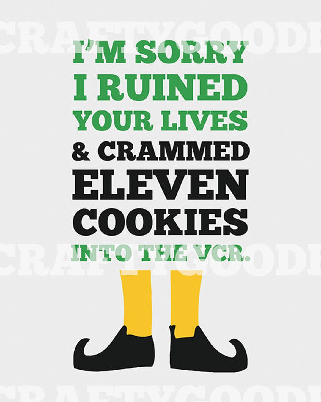 Eleven Cookies Christmas Sign | 8x10 - Etsy