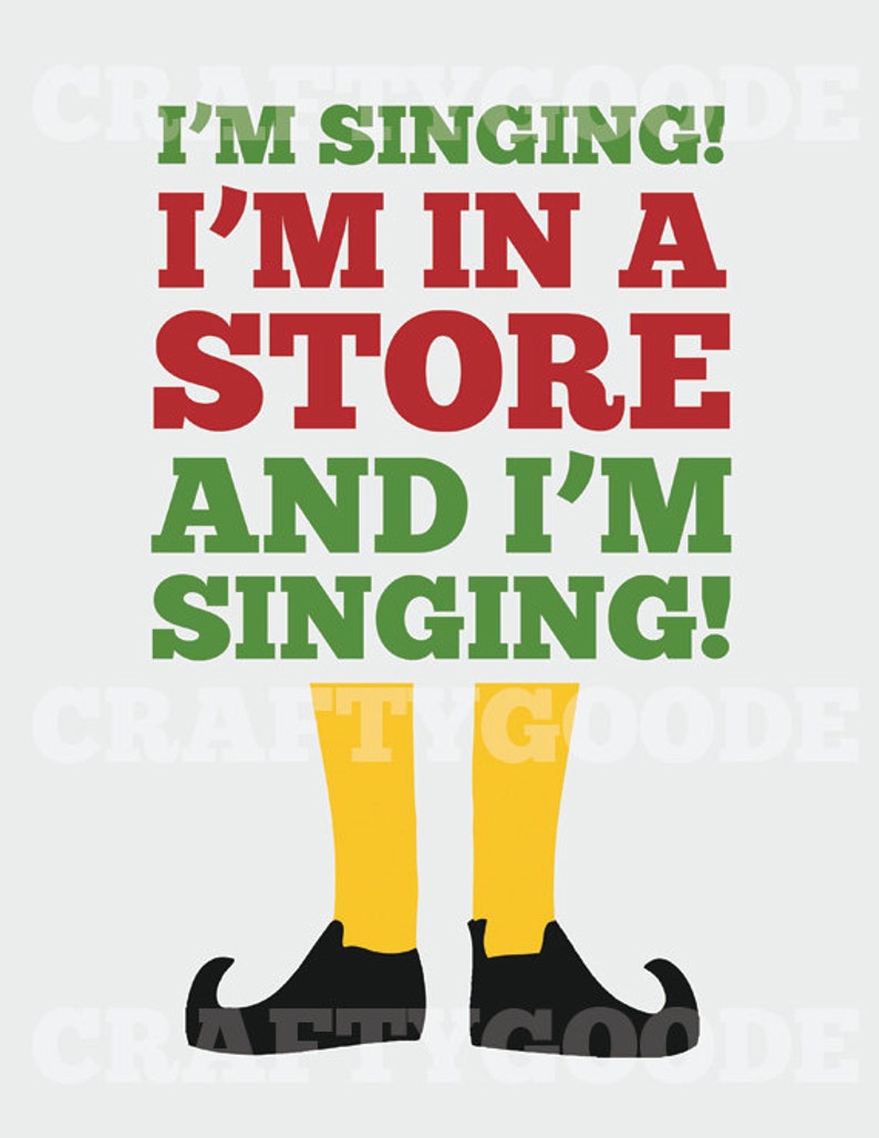 Set of 5 Elf Printable Signs - Etsy