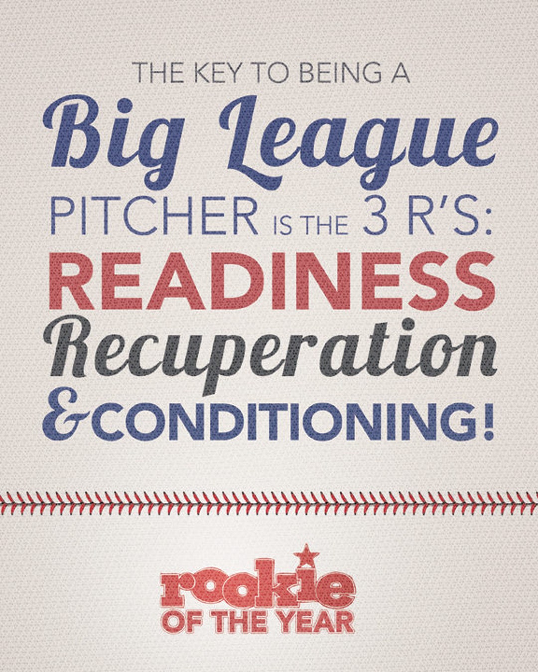 Rookie of the Year Quote Print - Etsy