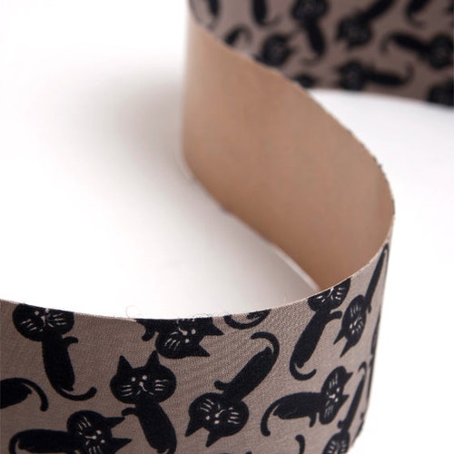 Natural Cotton Ribbon 5 Yards leaf Line | Etsy