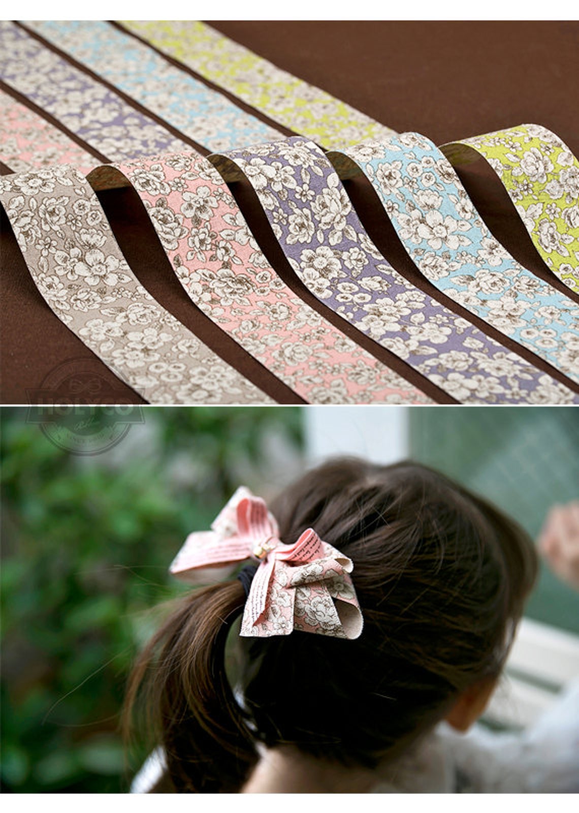 Wild Flowers Printed Linen Fabric Ribbon / 1 25mm - Etsy