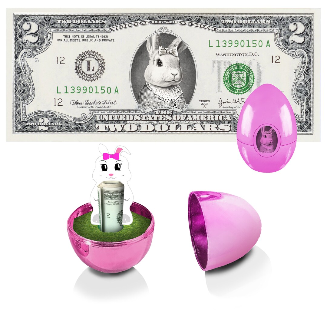 The Official Mrs Easter Bunny Dollar Bill With Golden Egg V2. Real 1.0 ...