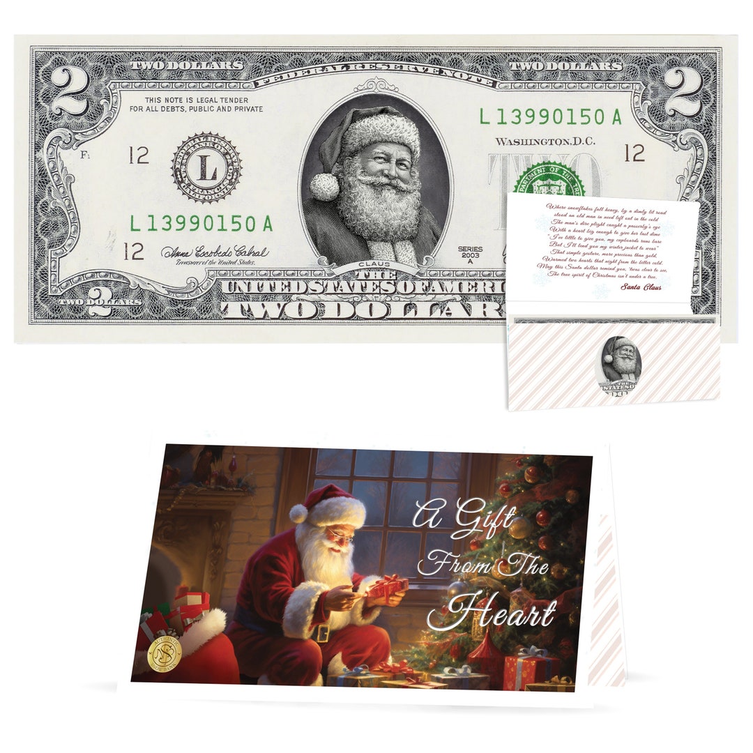 Official Santa Claus 2.0 Bill Twinkle in His Eye. Real USD. Bankable ...