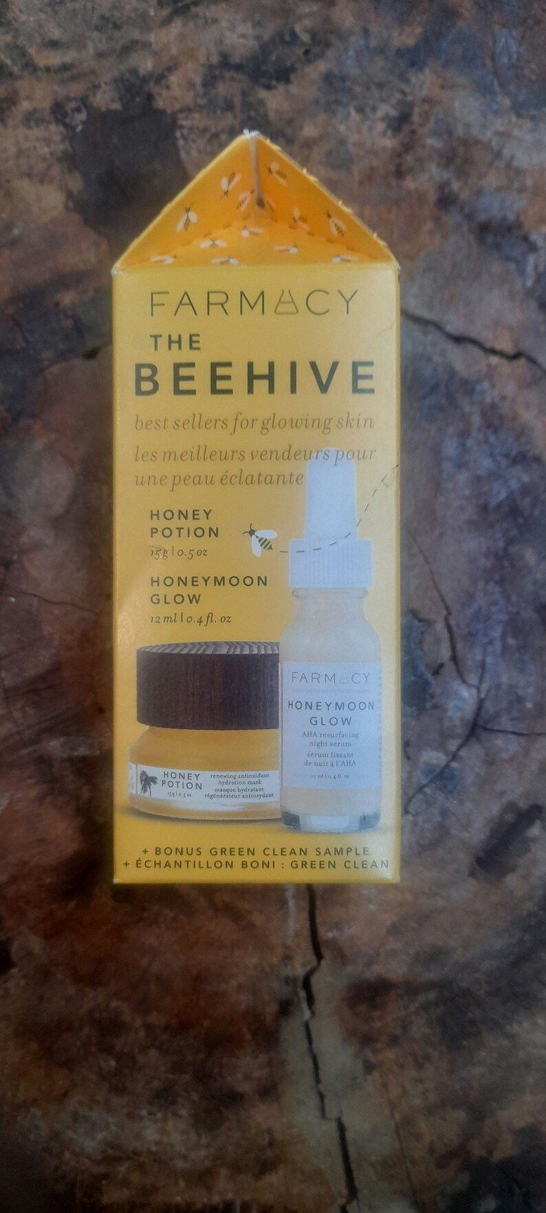 Farmacy the Beehive Kit: Honey Potion Mask and Honeymoon Glow Serum ...