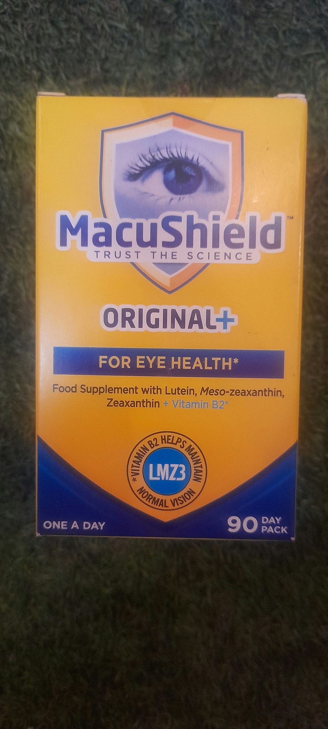 Macushield Original Eye Health Supplement 90 Day Pack With Lutein, Meso ...