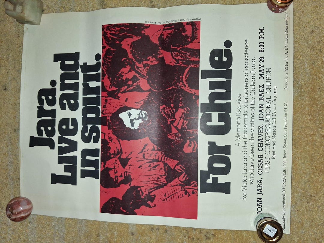 Original Chilean Poster - Etsy