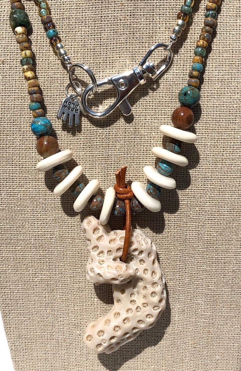 Fabulous Fossil Coral Turquoise and Blue Green Calsilica - Etsy