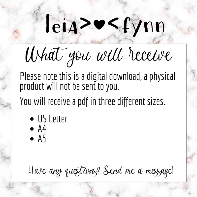 Habit Weekly Tracker Printable Digital Download - Etsy