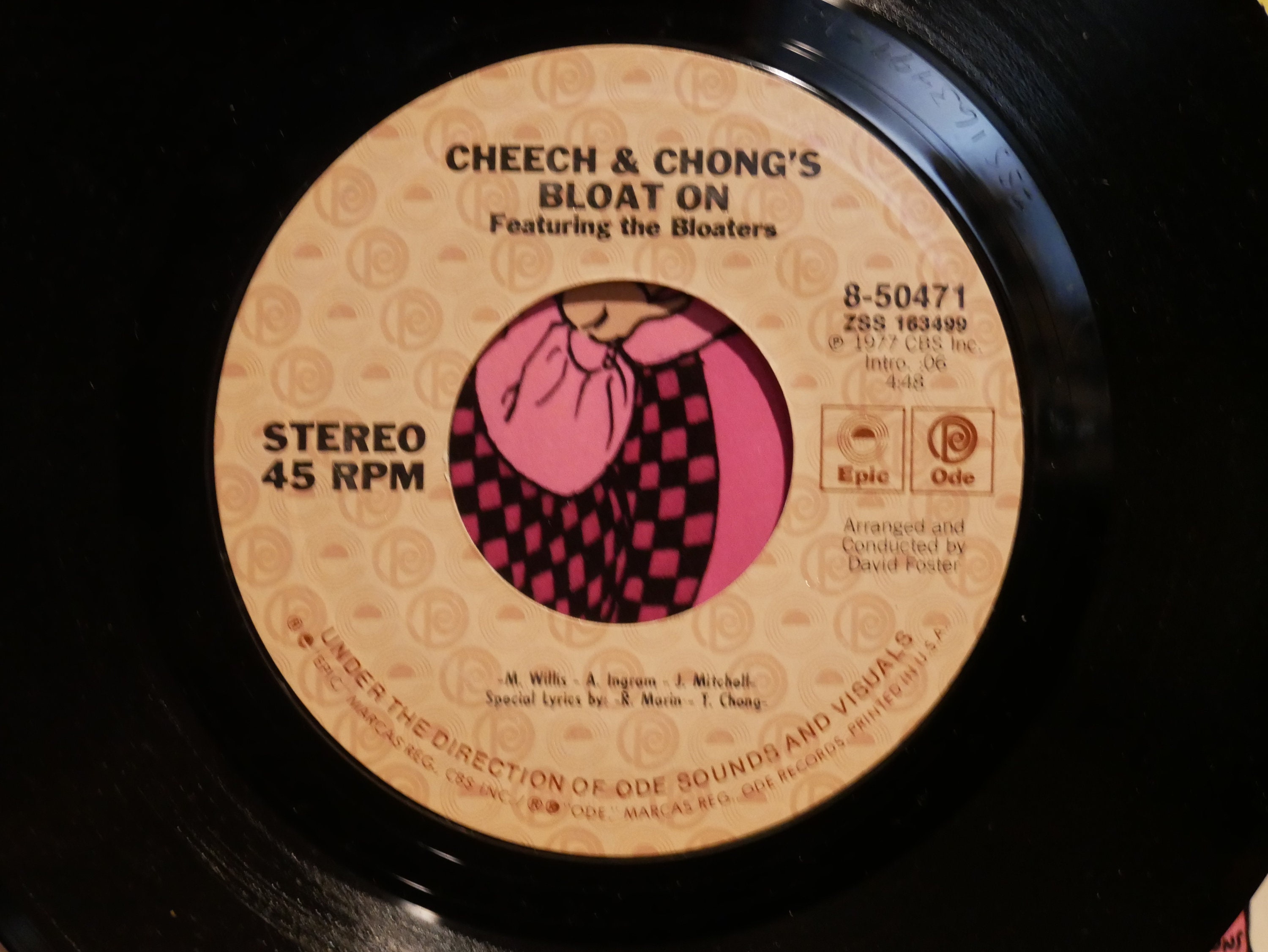 Rare: Cheech and Chong "bloat on Featuring the Bloaters" W/ "just Say ...