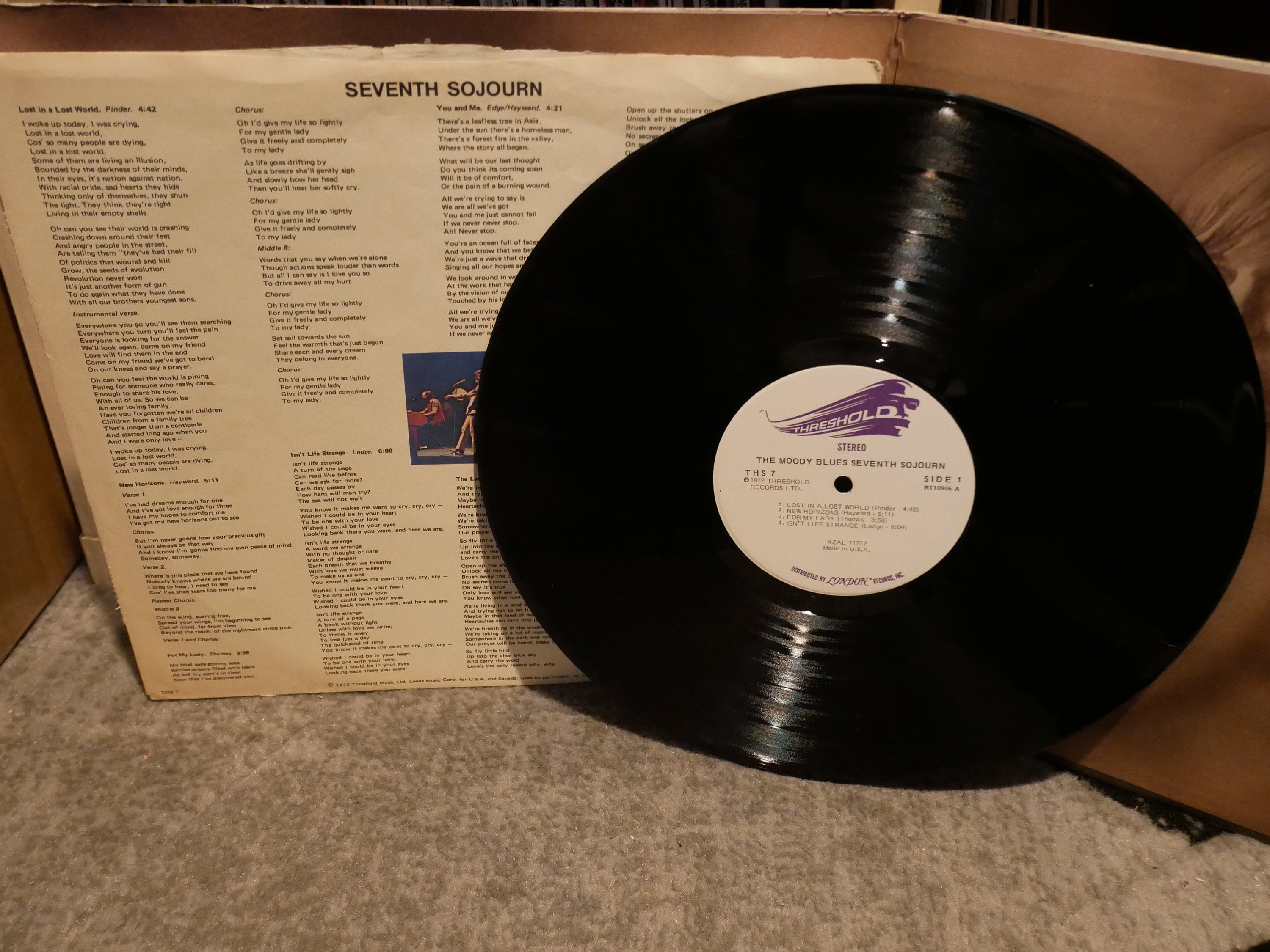 The Moody Blues - Seventh Sojourn - Gatefold Vinyl LP - Threshold ...