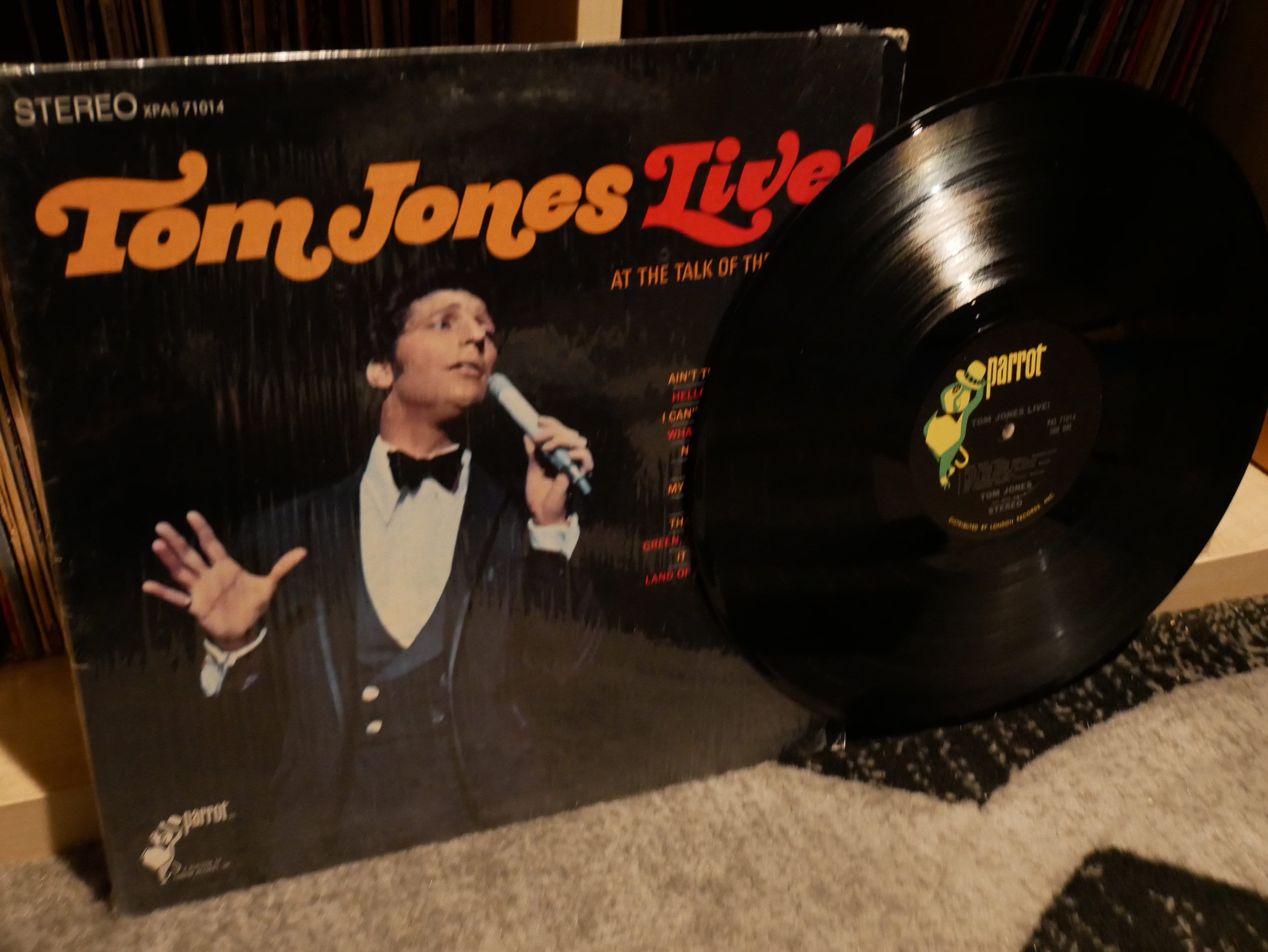Vintage Vinyl: Tom Jones - Tom Jones Live! - at the Talk of the Town ...