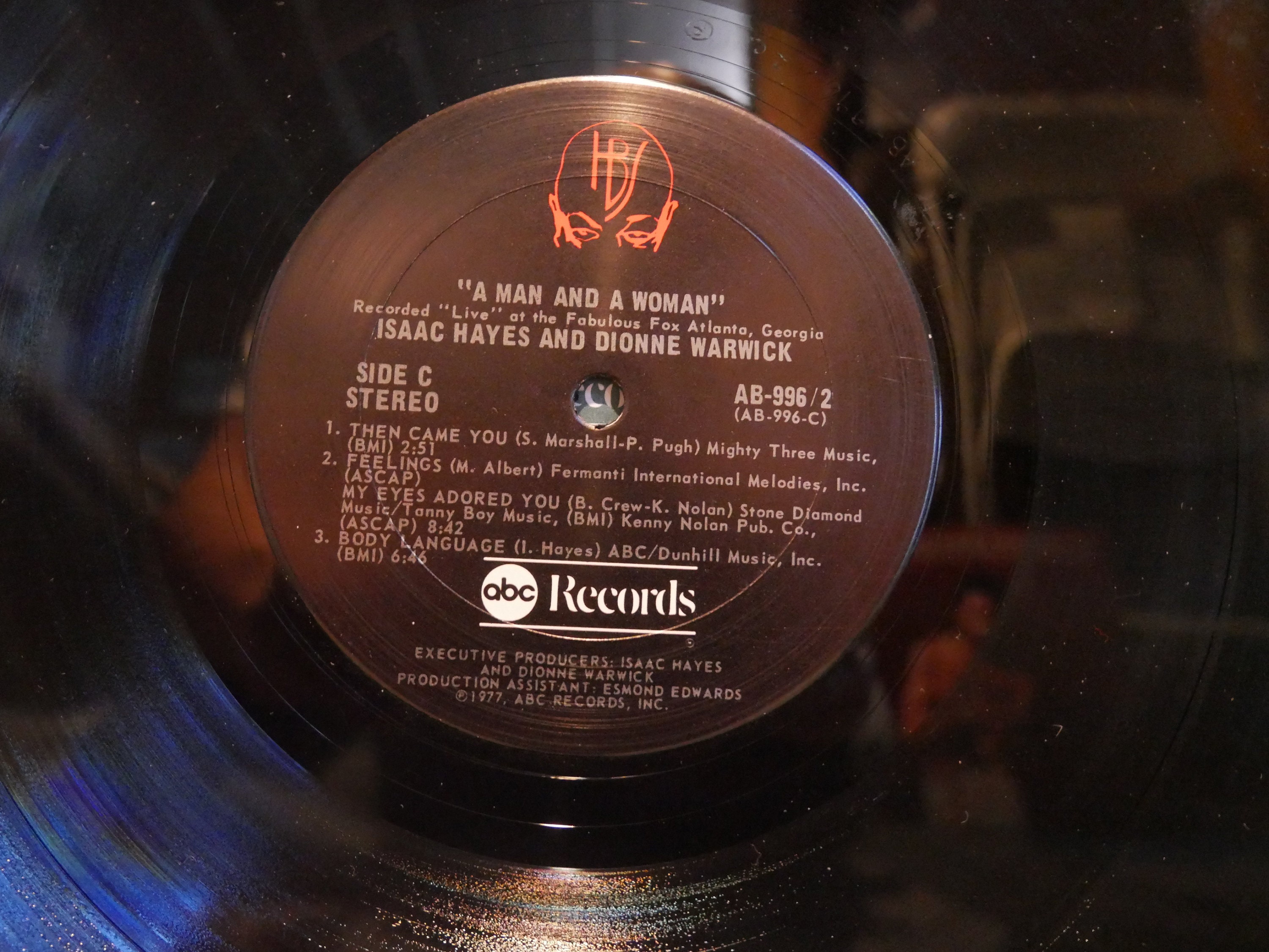 Isaac Hayes & Dionne Warwick "a Man and A Woman" Gatefold Vinyl Lps ...