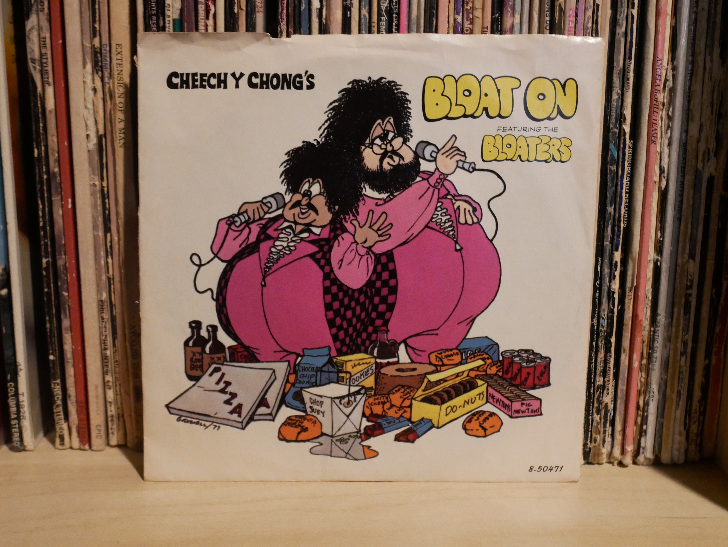 Rare: Cheech and Chong "bloat on Featuring the Bloaters" W/ "just Say ...
