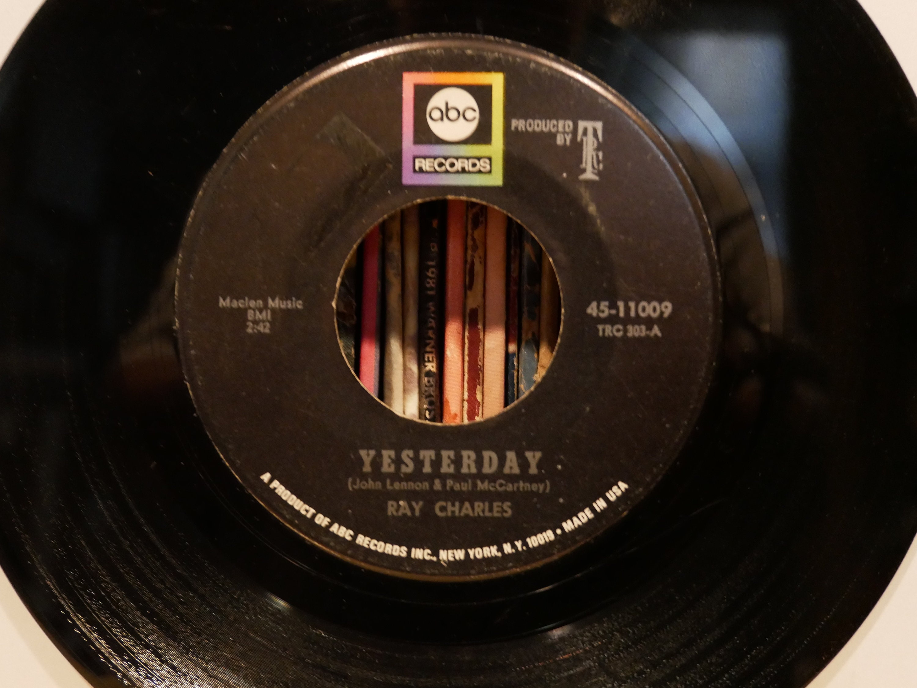 Vintage Vinyl: Ray Charles - "yesterday" W/ "never Had Enough of ...