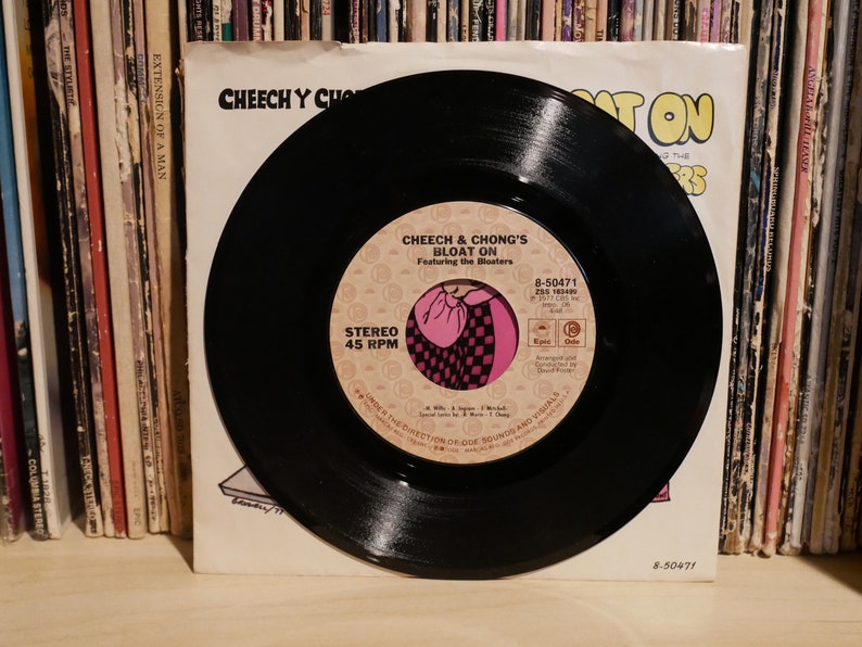 Rare: Cheech and Chong "bloat on Featuring the Bloaters" W/ "just Say ...