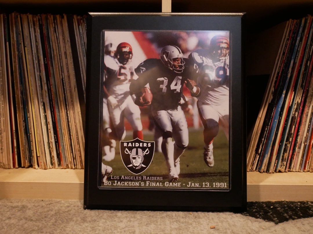 Raiders Bo Jackson Photo Plaque / Premium Wall Photo - Great for Game ...