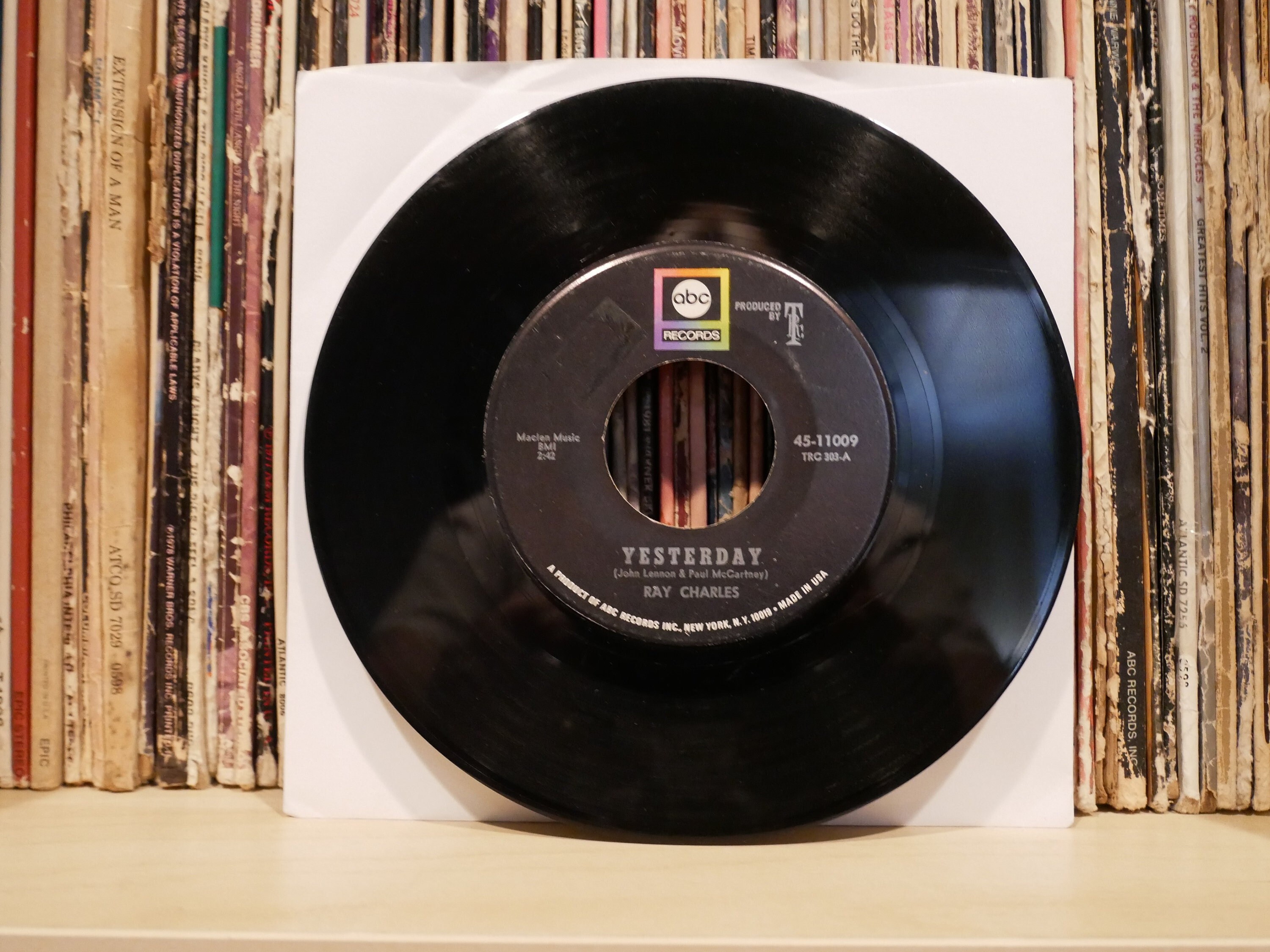 Vintage Vinyl: Ray Charles - "yesterday" W/ "never Had Enough of ...