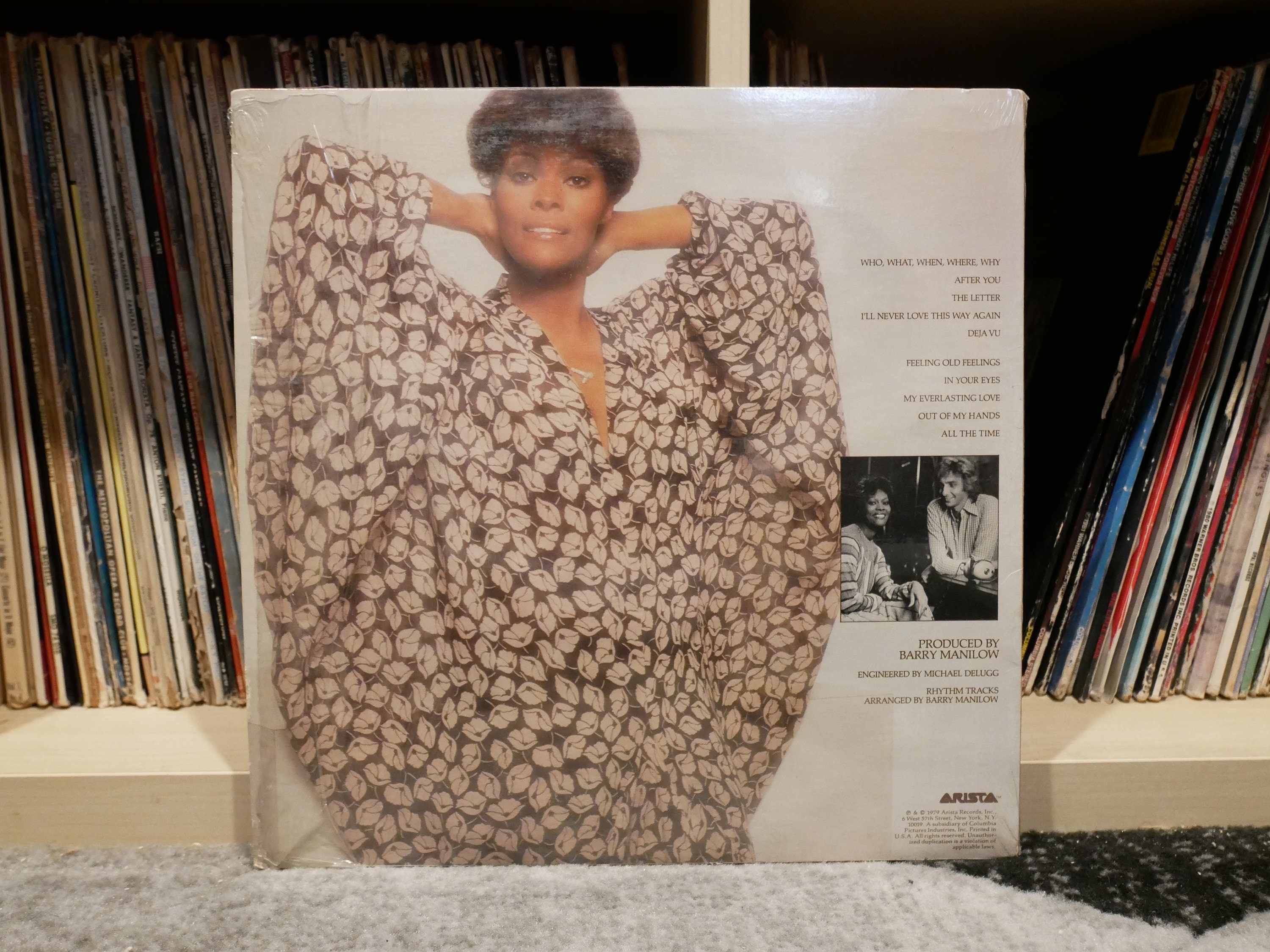 Dionne Warwick dionne Album LP Arista Records 1979 produced by Barry ...