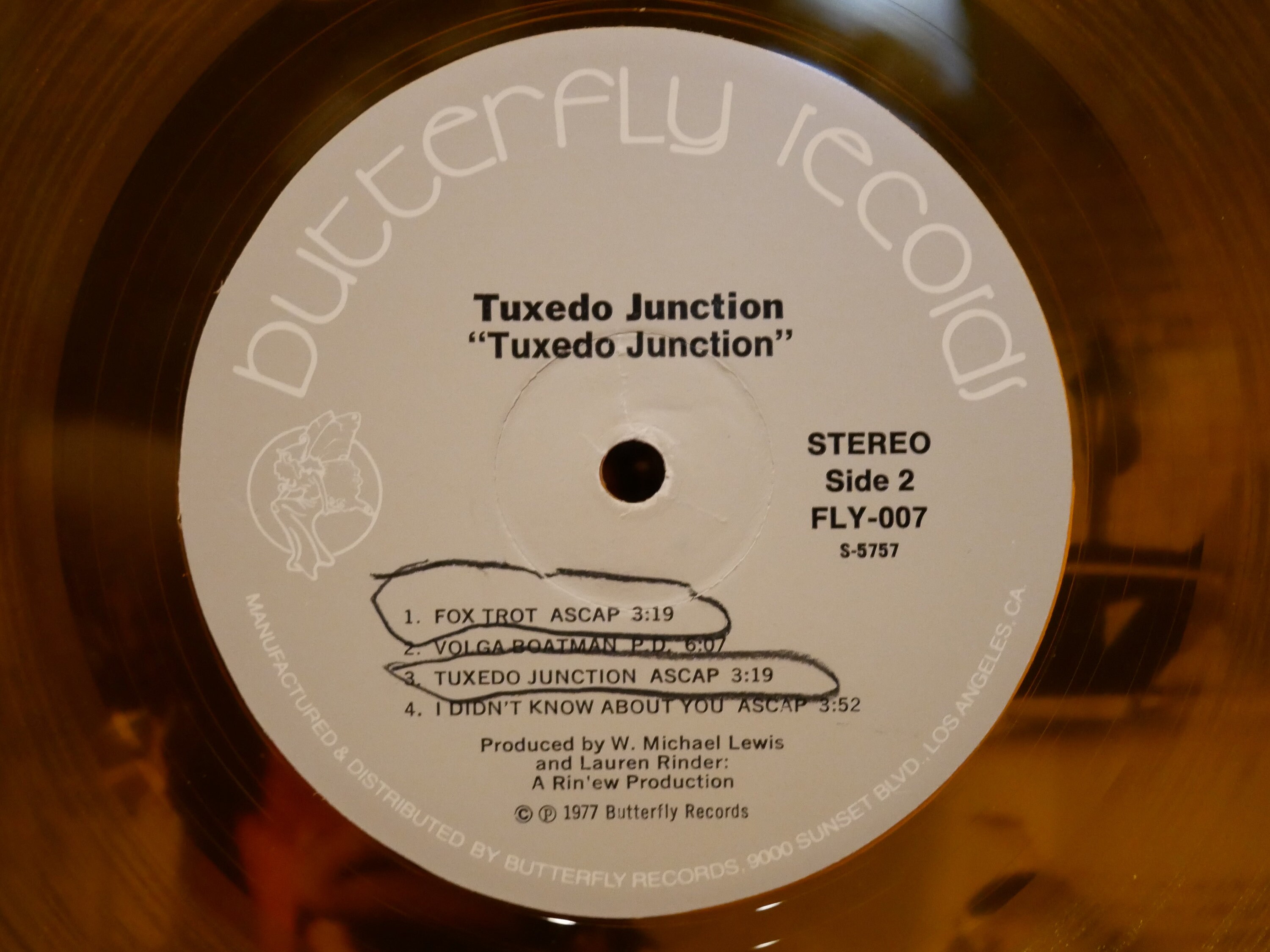 Tuxedo Junction "Tuxedo Junction" Album LP - Butterfly Platten - 1977 ...